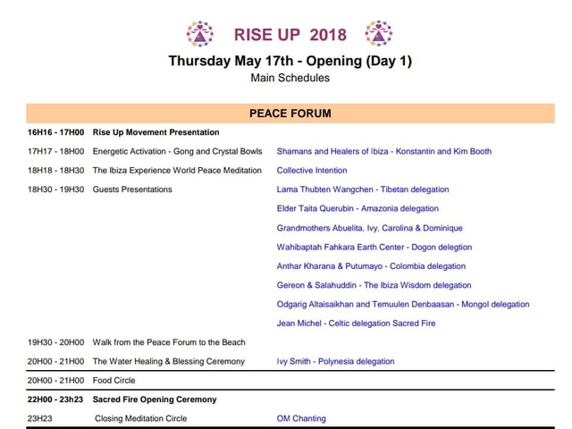 RISE UP IBIZA GATHERING 2018 - Ulule