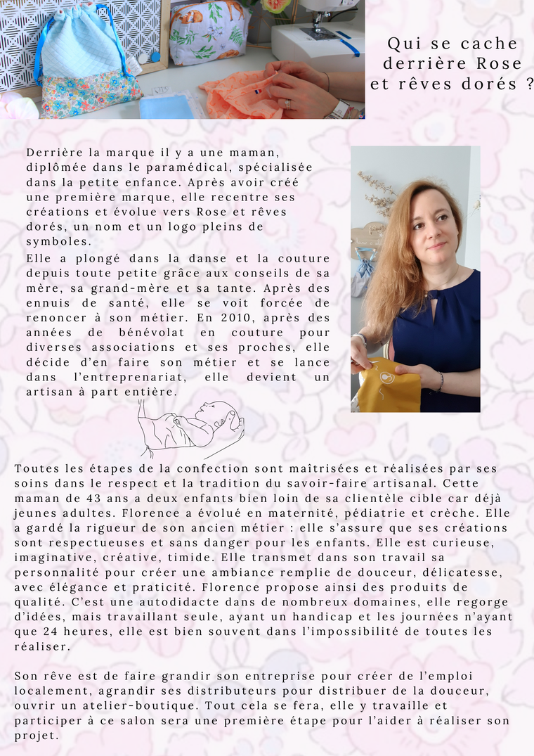 Rose et rêves dorés est en route pour le salon MIF