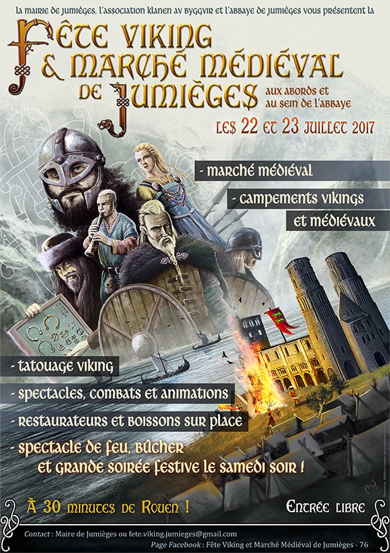 V'nez aider votre Fête Viking à Jumièges