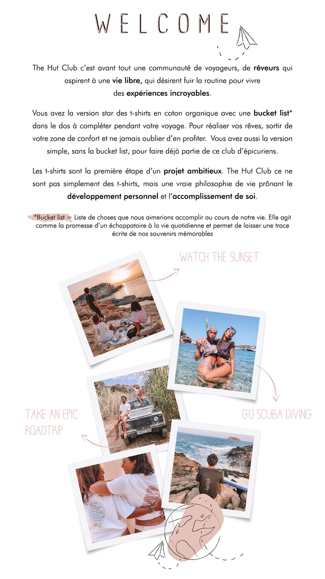 Hut Club : t-shirts écologiques