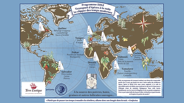 Programme ÉOLE : Transport d'épices à la voile ! - Ulule
