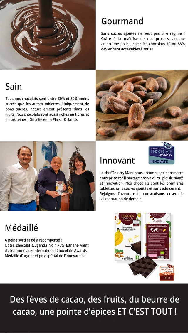 NEOGOURMETS : Chocolats sans sucres ajoutés 🍫
