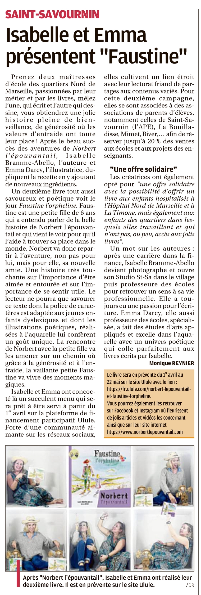 Norbert l'épouvantail et Faustine l'orpheline - Ulule