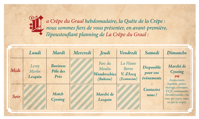 "La Crêpe du Graal"