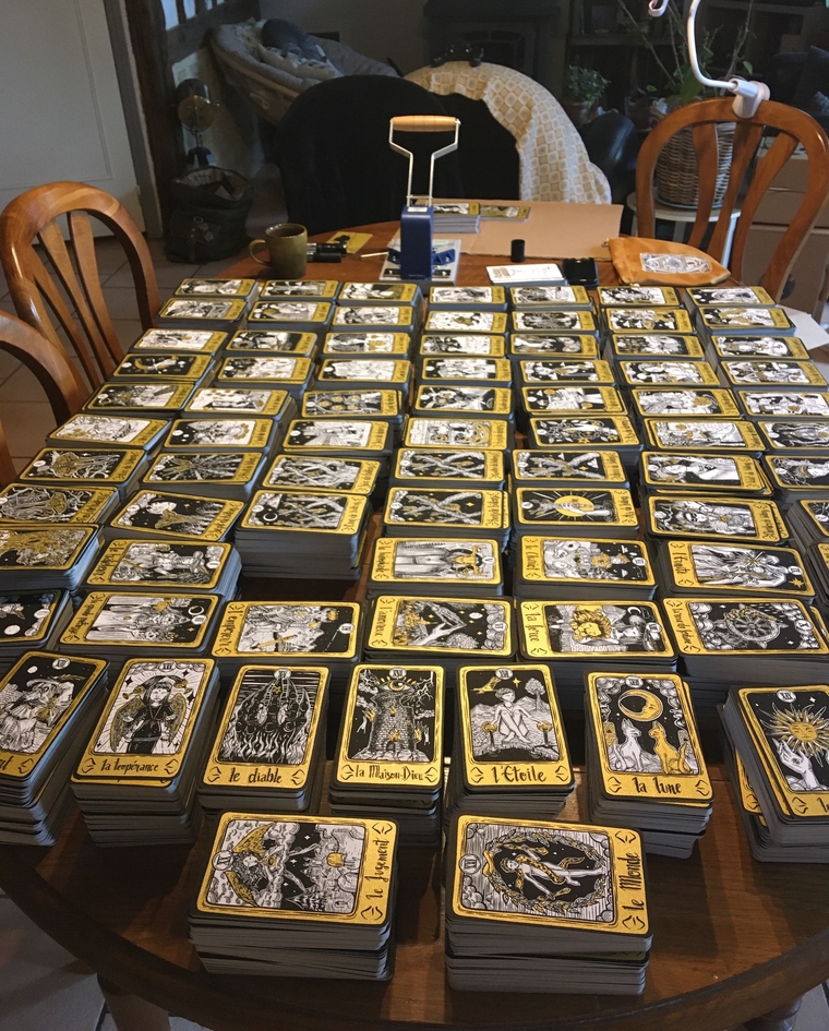 Le tarot sérigraphié de Belzaukié - Ulule