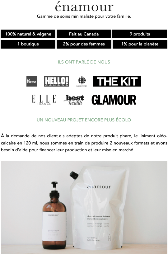 Plus de liniment pour moins de déchets