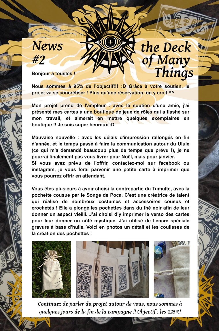 The Deck of Many Things - Ulule