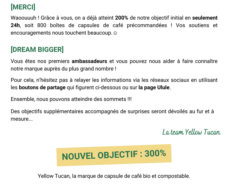 YELLOW TUCAN - Ulule