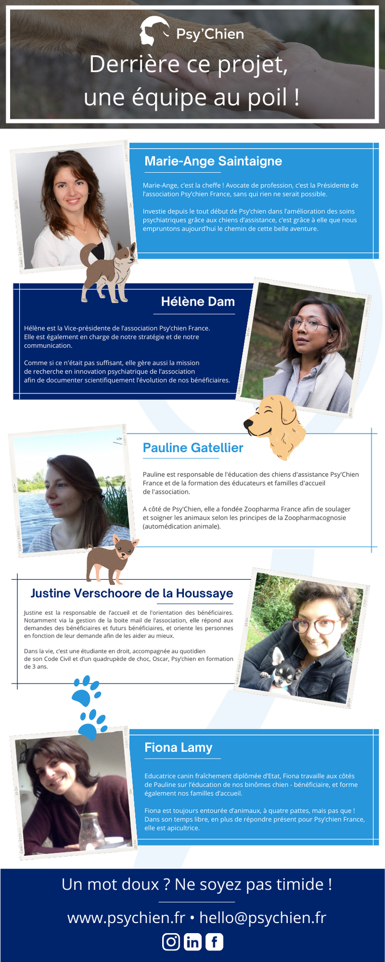 Psy'Chien, Chiens d'Assistance Psychiatrique