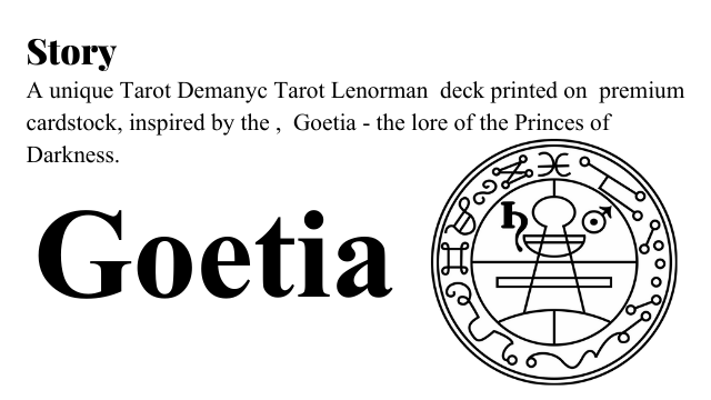 Demonic Tarot Lenormand