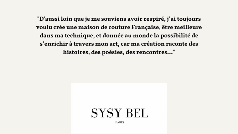 MAISON SYSY BEL