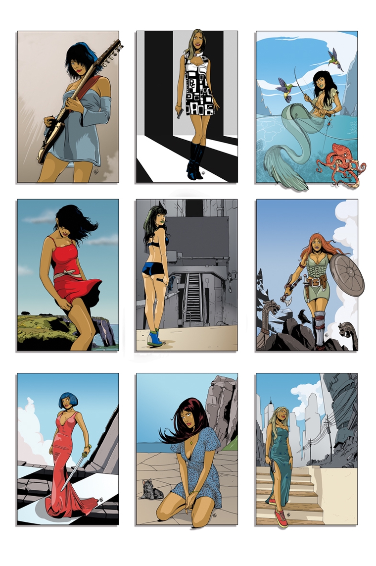 SketchBook pin-up - Ulule