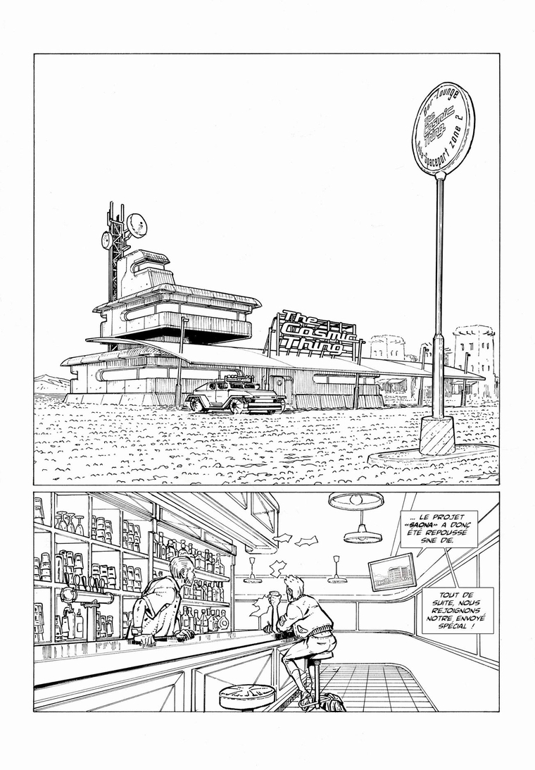 BD - "Hot Space", Tome 1, Collector Noir & Blanc - Ulule