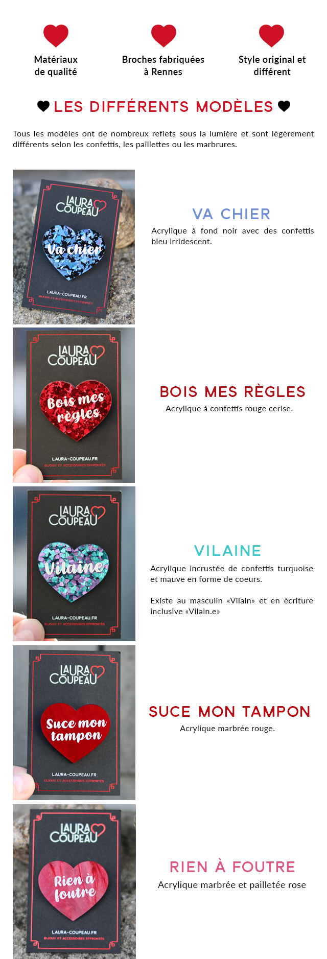 Les broches effrontées de Laura Coupeau - Ulule