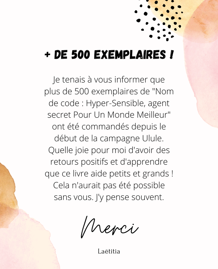 Nom de code : Hyper-Sensible - Ulule