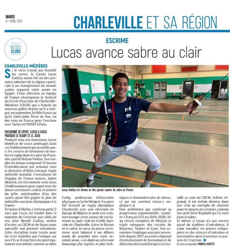 Aidez Lucas à rejoindre les JO d'Escrime 2028 - Ulule