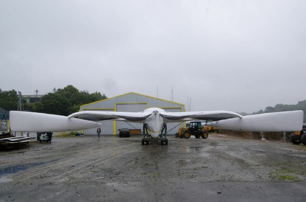 Pour la remise à l'eau du trimaran Paul Vatine