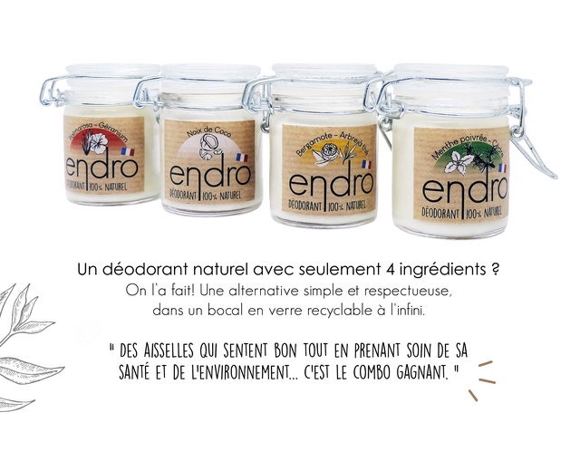Endro - Mon déodorant en bocal