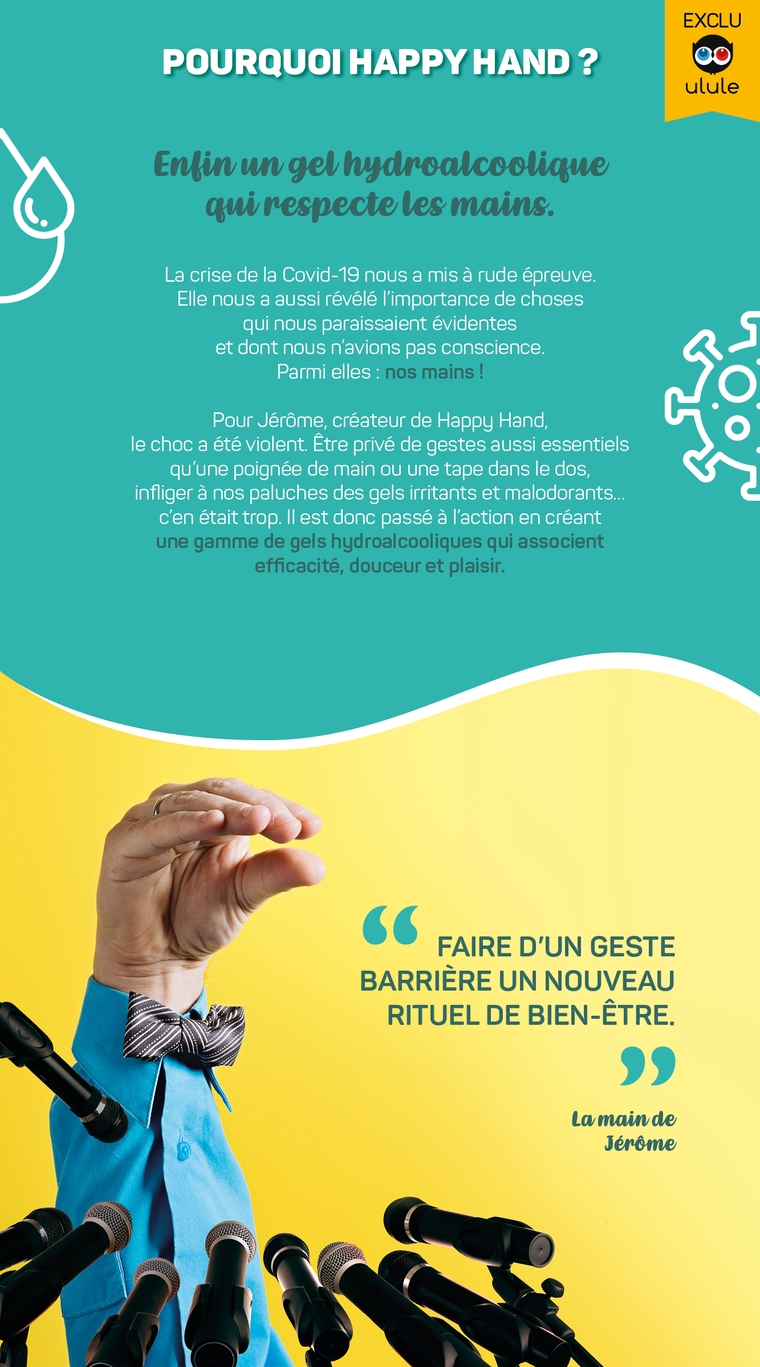 Happy Hand, le gel qui respecte vos mains...