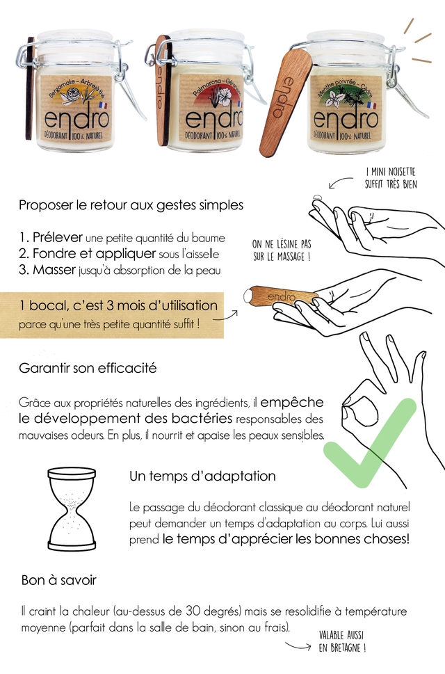 Endro - Mon déodorant en bocal