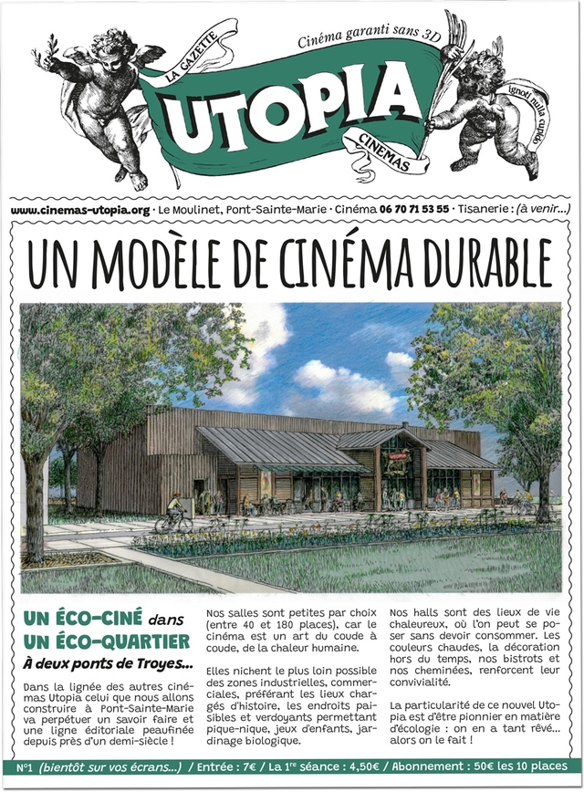 Utopia, Cinéma Durable ! - Ulule
