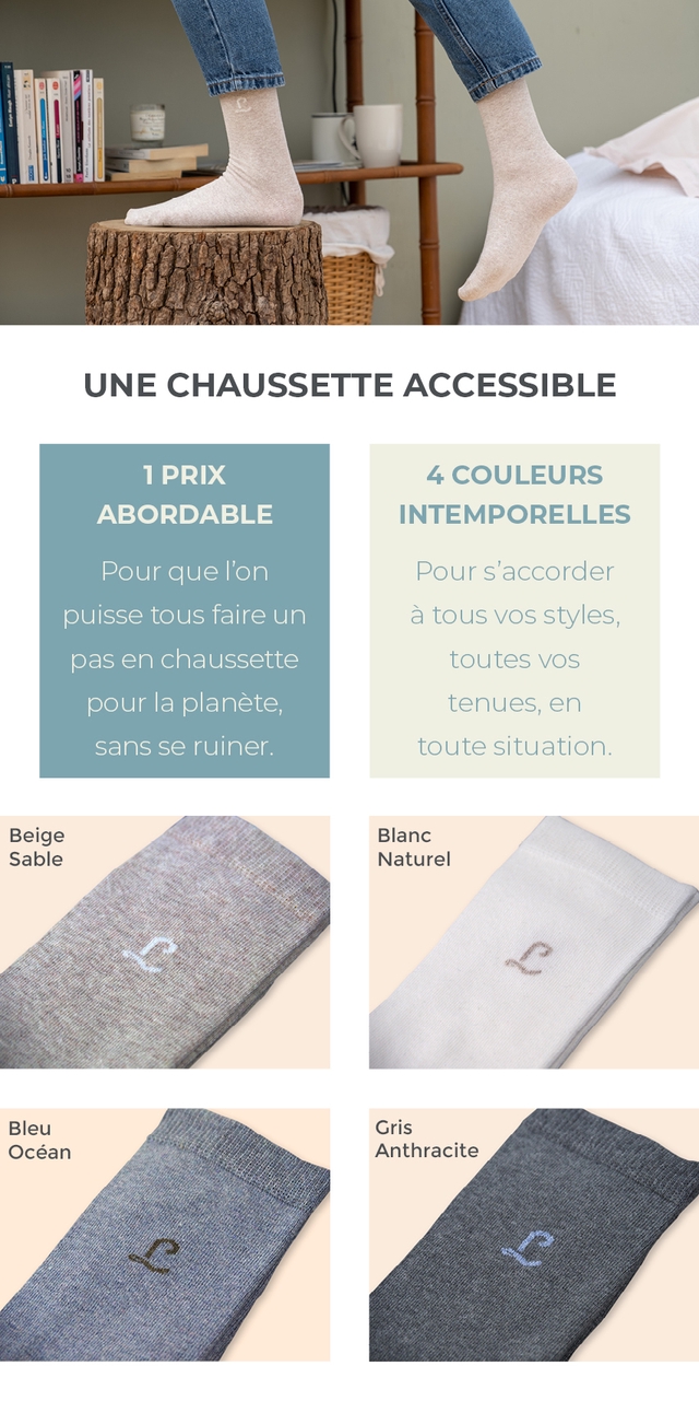 Une chaussette pour la planète 🌍