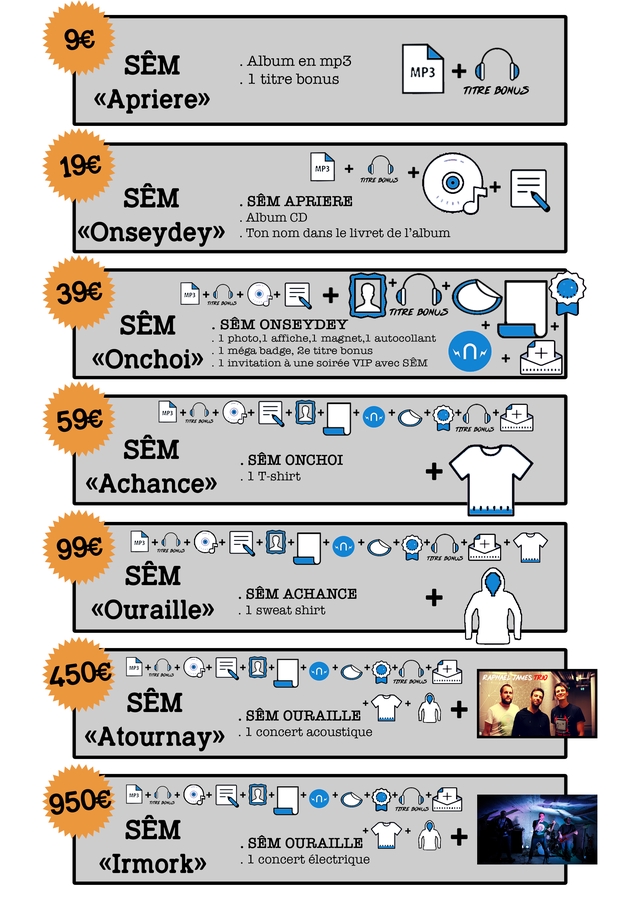 SÊM : Premier Album - Ulule