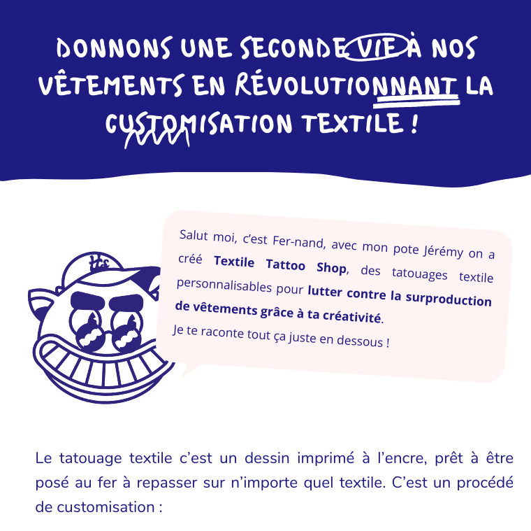 Révolutionnons la customisation textile