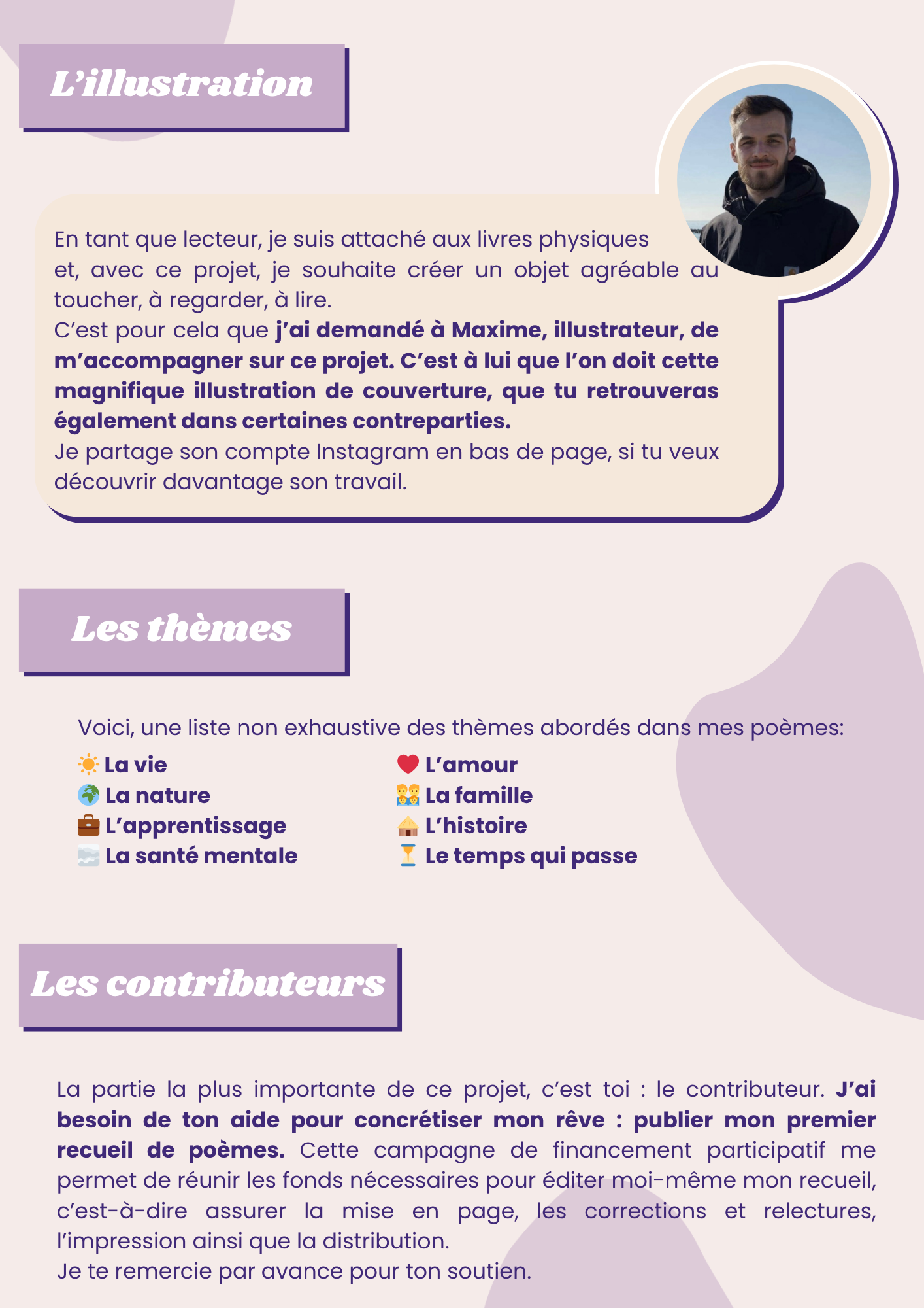 Mon premier recueil de poèmes