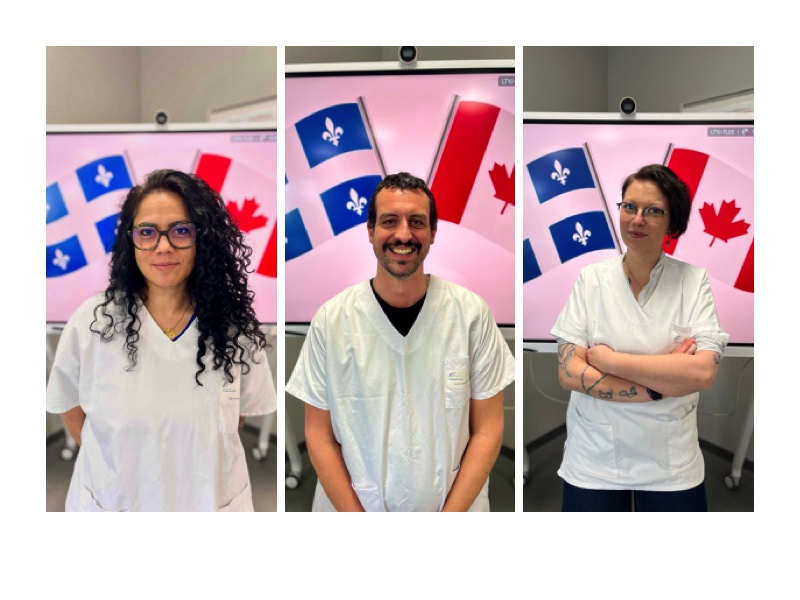 Deux futurs infirmiers en stage à Montréal 🇨🇦