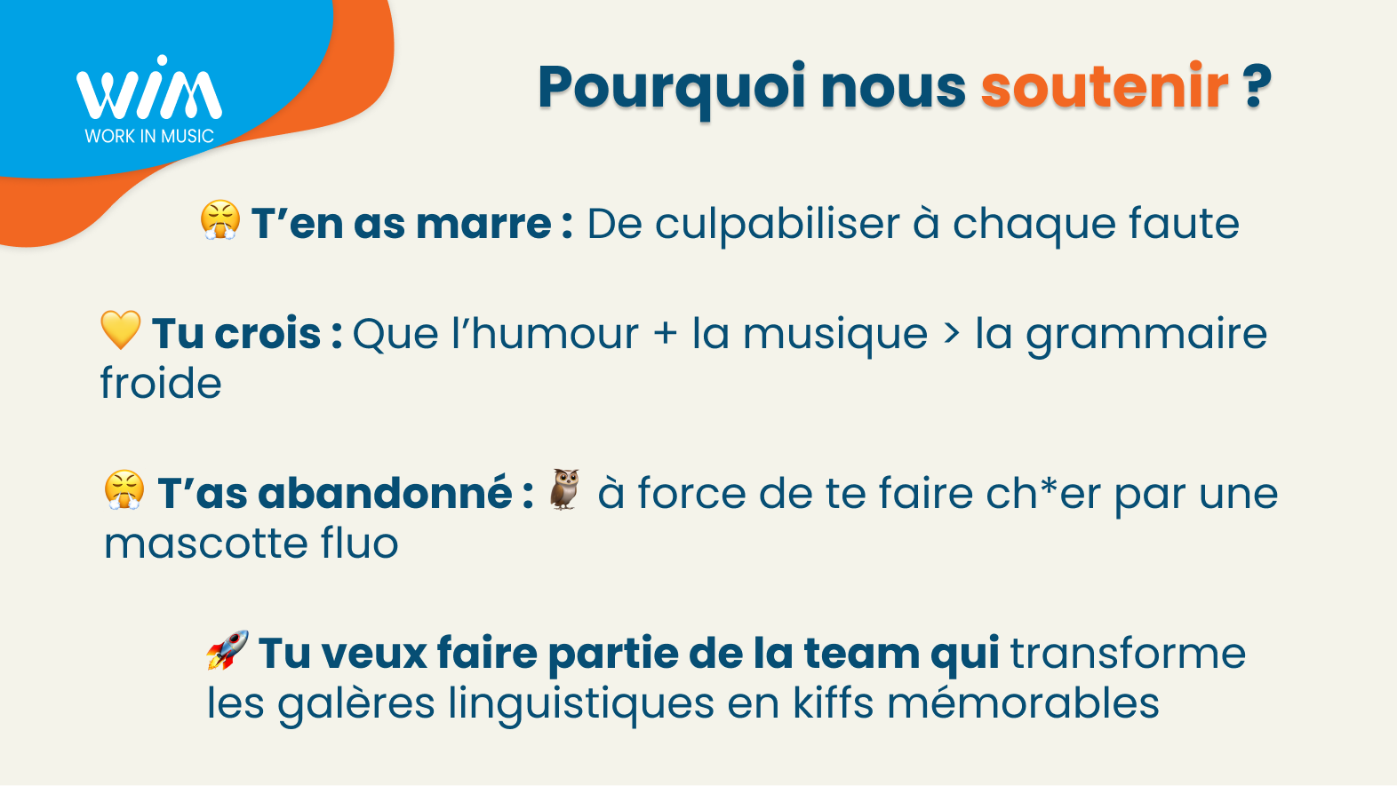 WIM : l’app 📱 qui t’apprend une langue en chantant 🎶