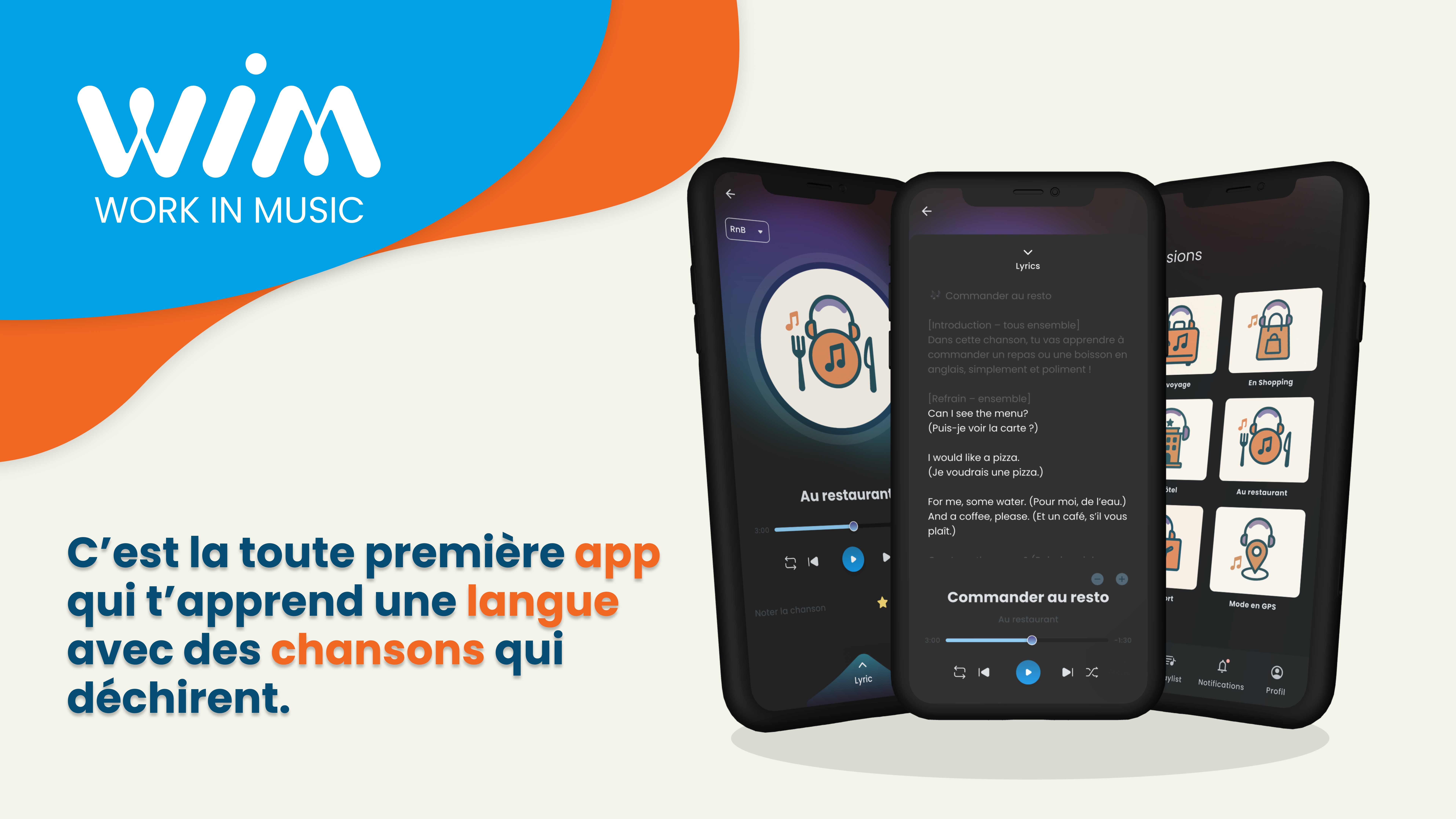 WIM : l’app 📱 qui t’apprend une langue en chantant 🎶