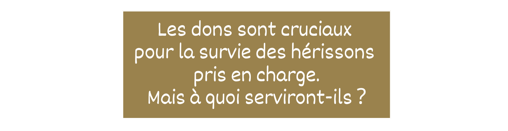 Gilbert le hérisson - Ulule