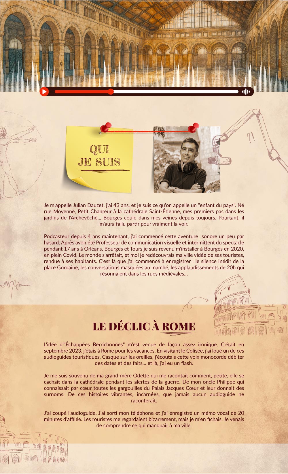 Échappées Berrichonnes le Podcast et l'audioguide