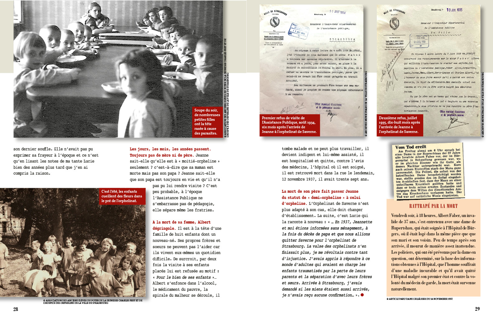 La valse des orphelinats, Strasbourg 1934-1948 - Ulule