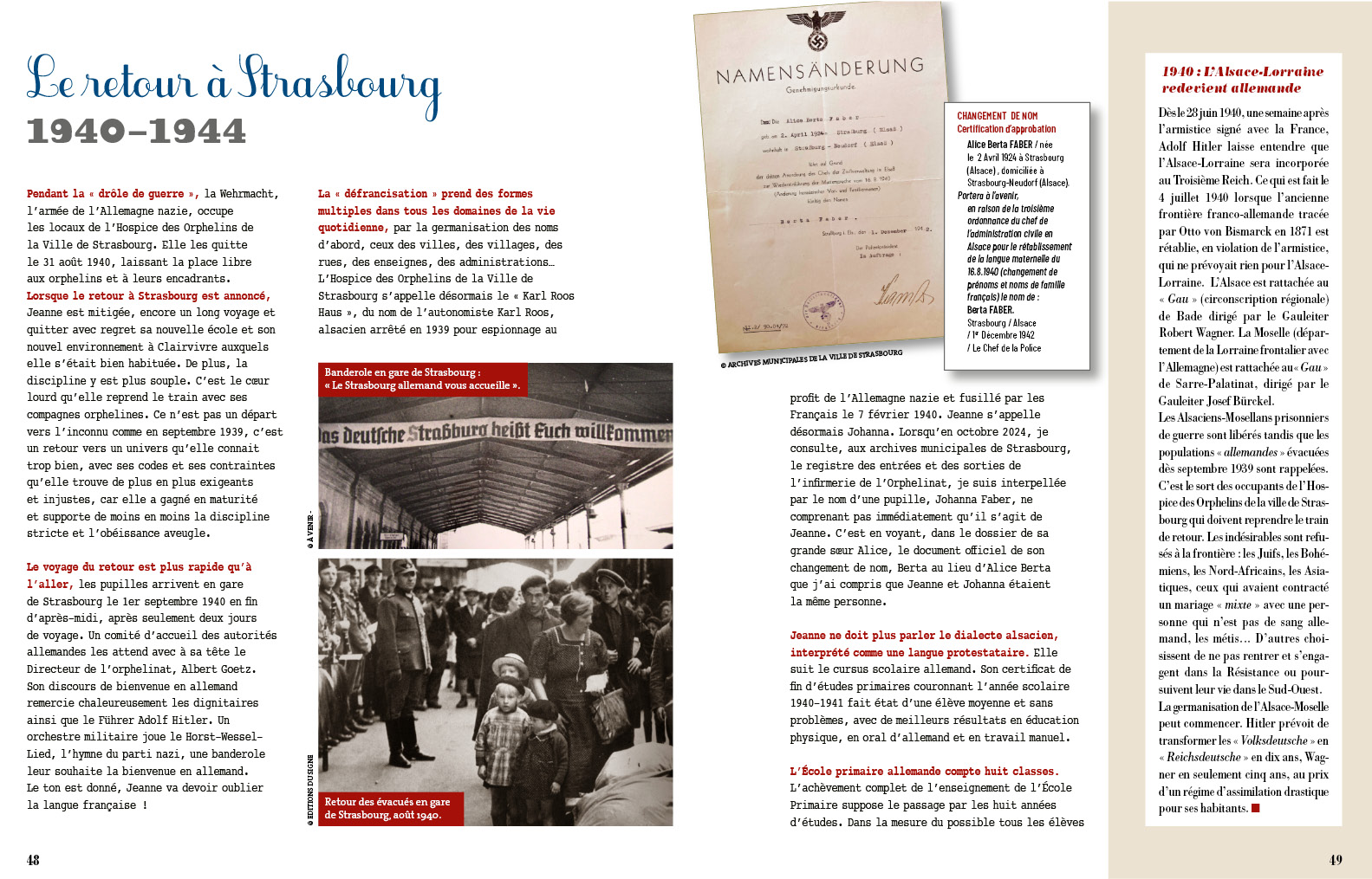 La valse des orphelinats, Strasbourg 1934-1948 - Ulule