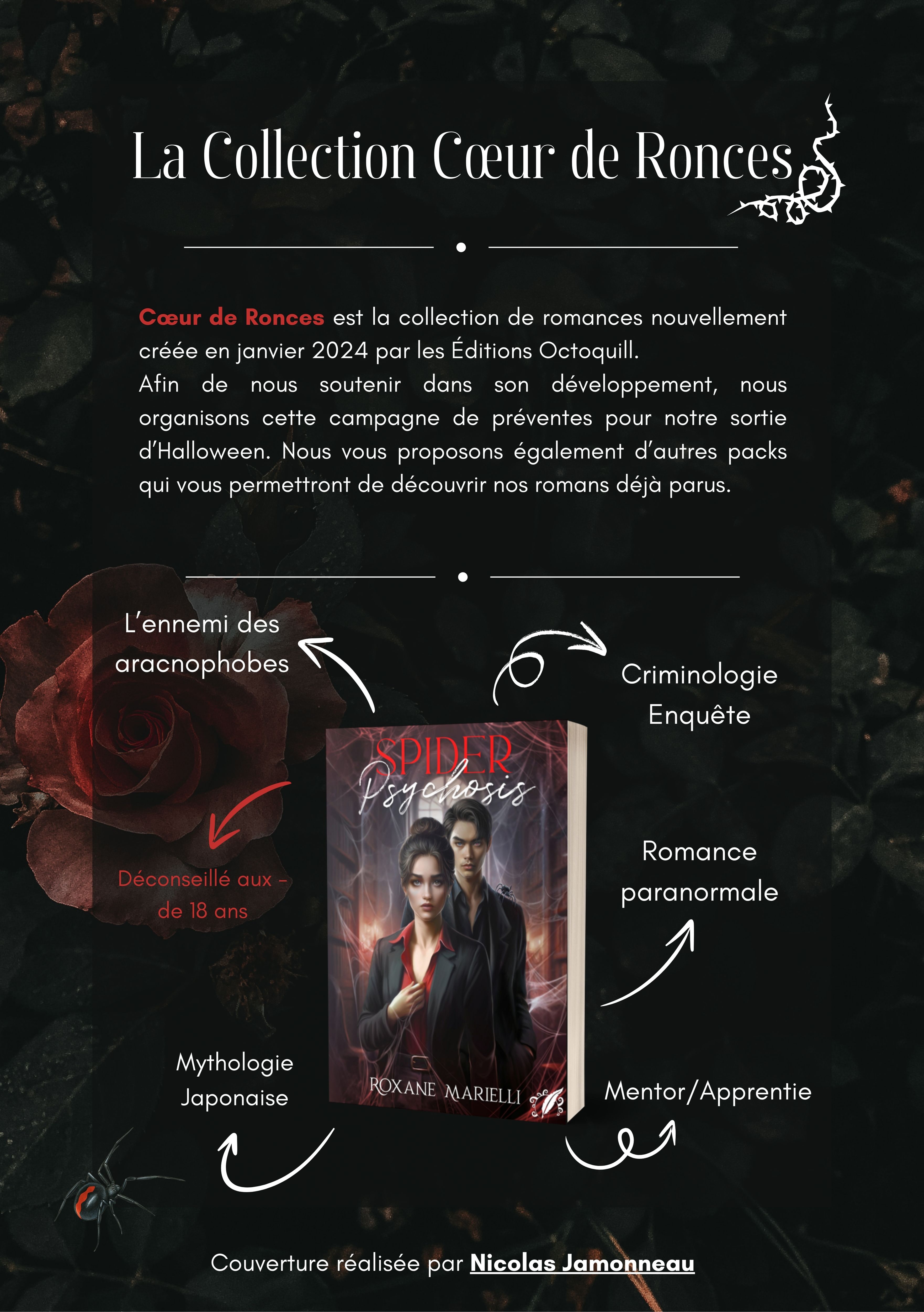 Spider Psychosis : une sombre romance paranormale