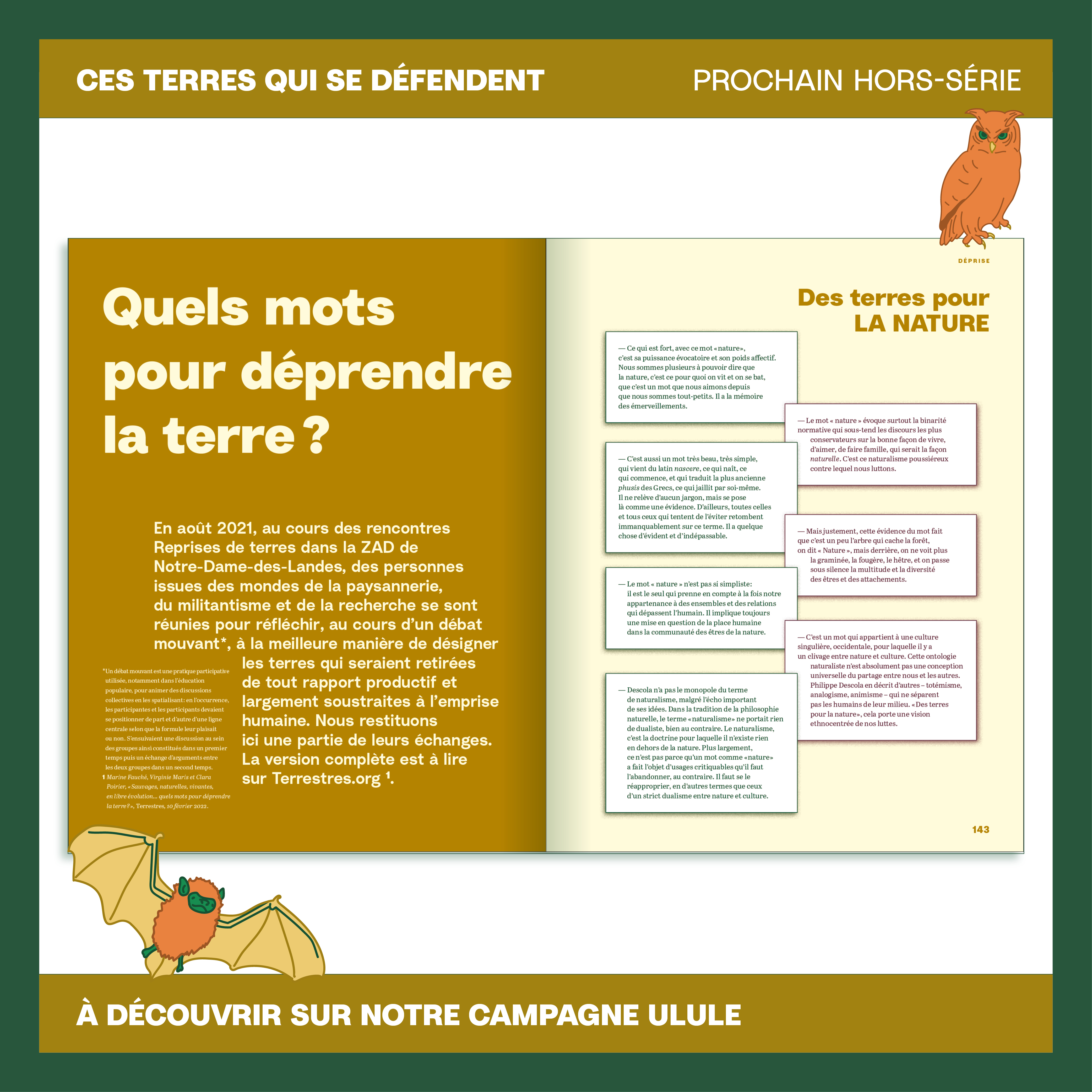 Hors-série Socialter : Ces terres qui se défendent