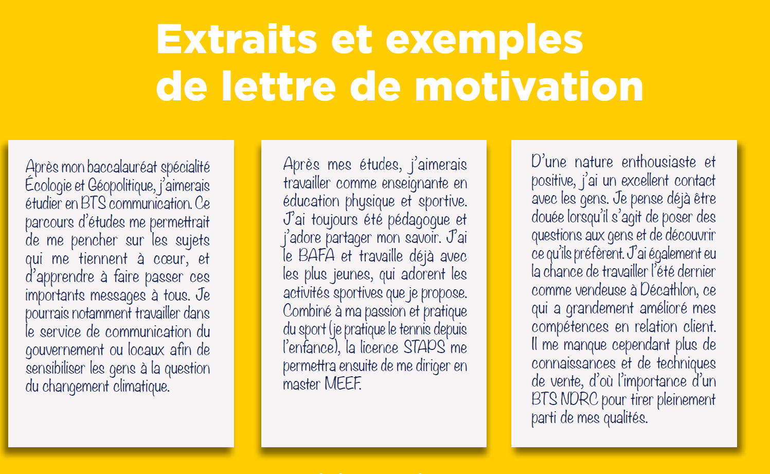 Une orientation choisie et réussie - Ulule