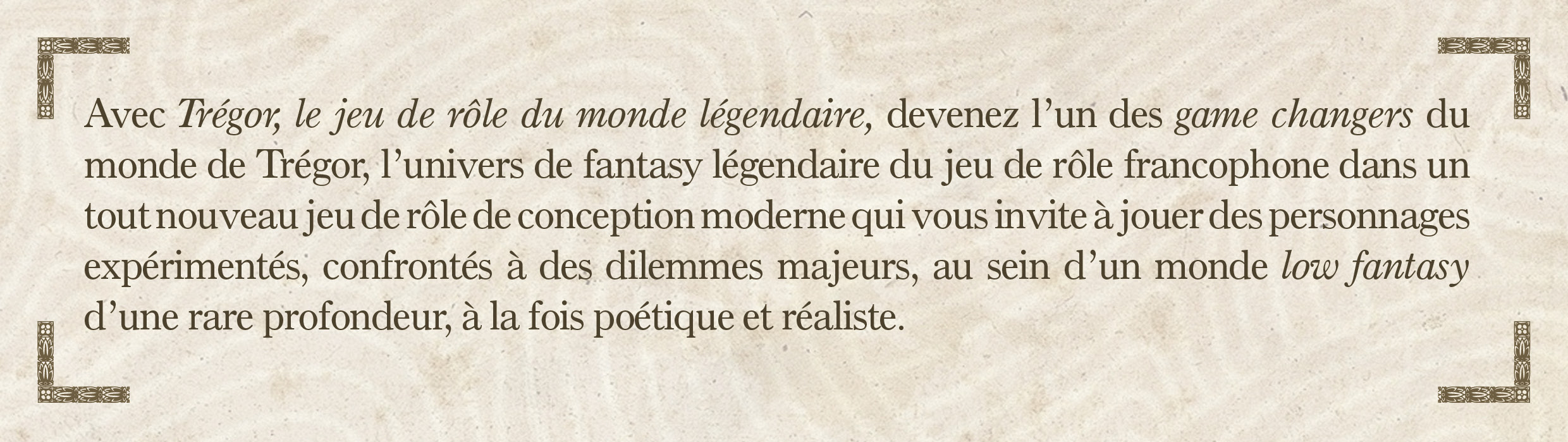 Trégor, le jeu de rôle du monde légendaire - Ulule