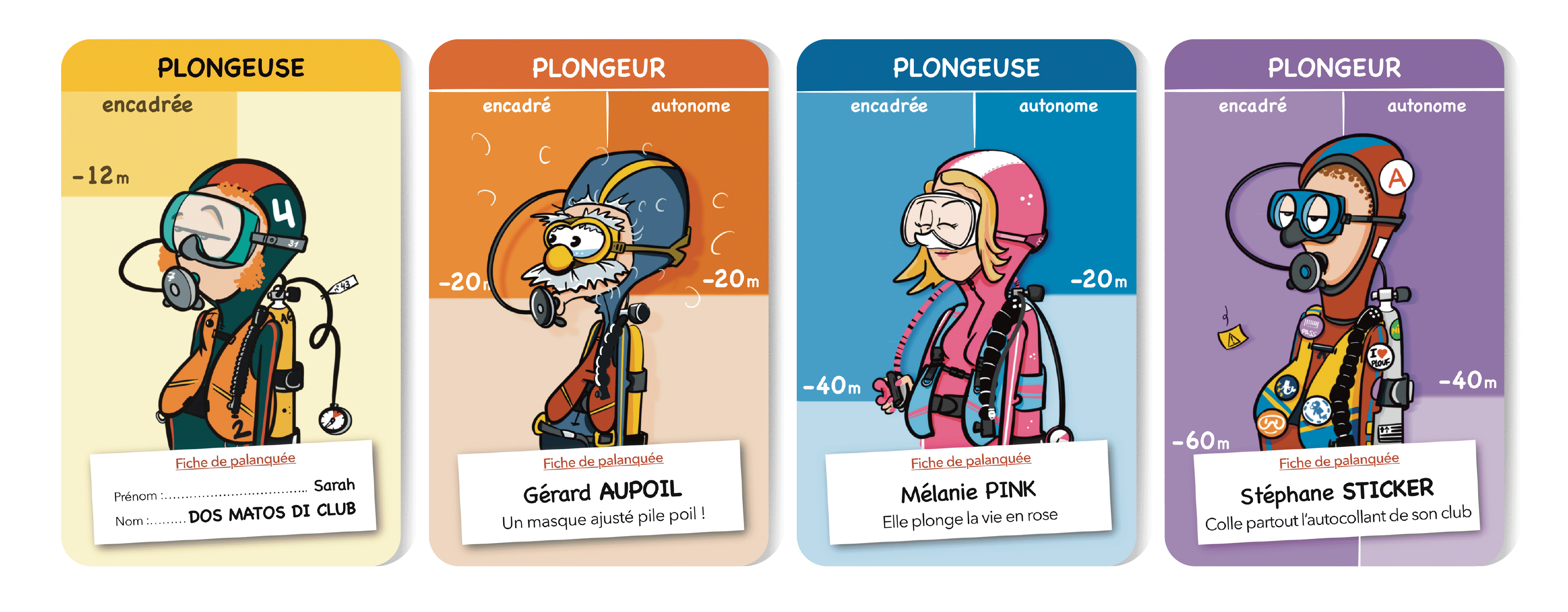 Palanquées : le jeu de cartes des plongeurs - dès 8 ans - Ulule