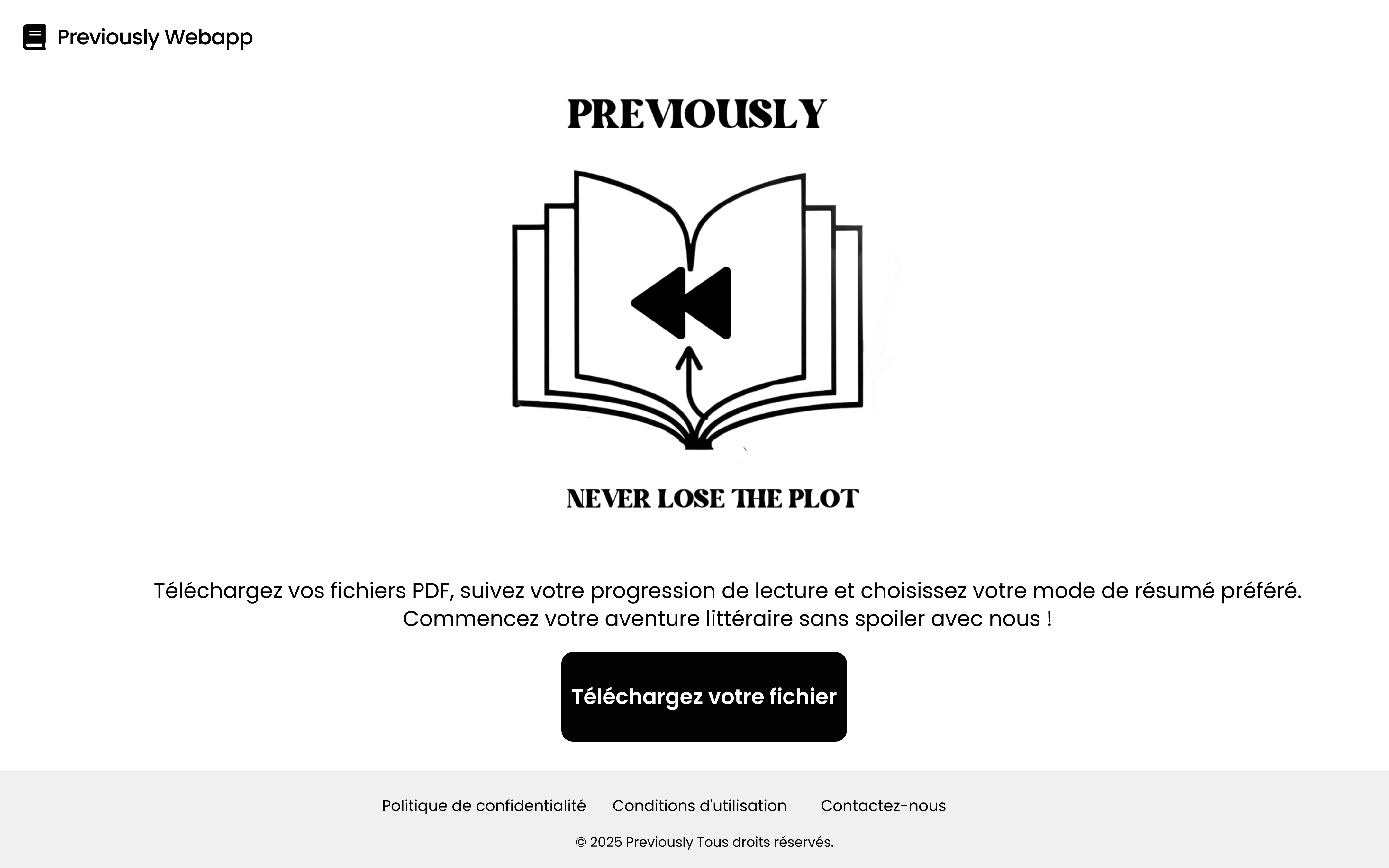 Previously - Never lose the plot - Ulule