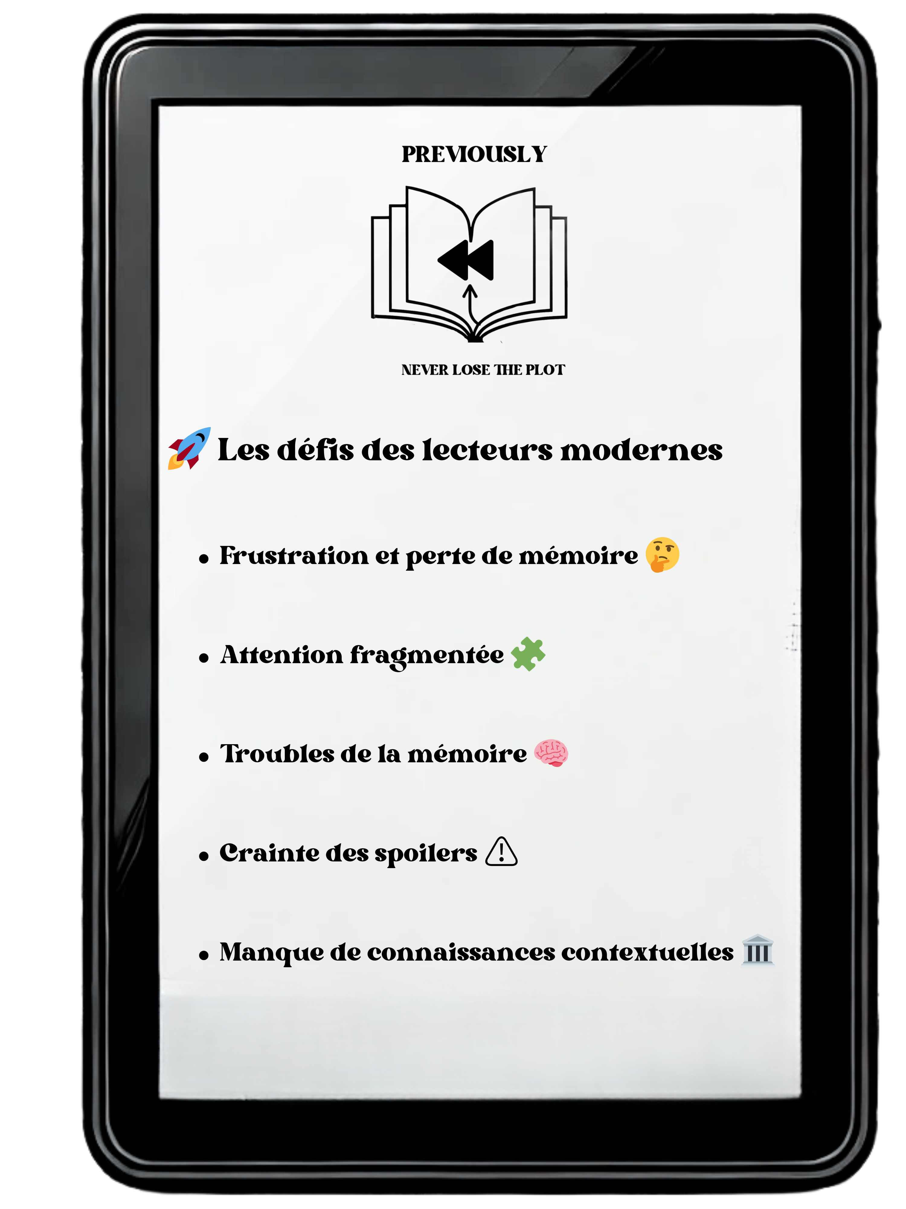 Previously - Never lose the plot - Ulule