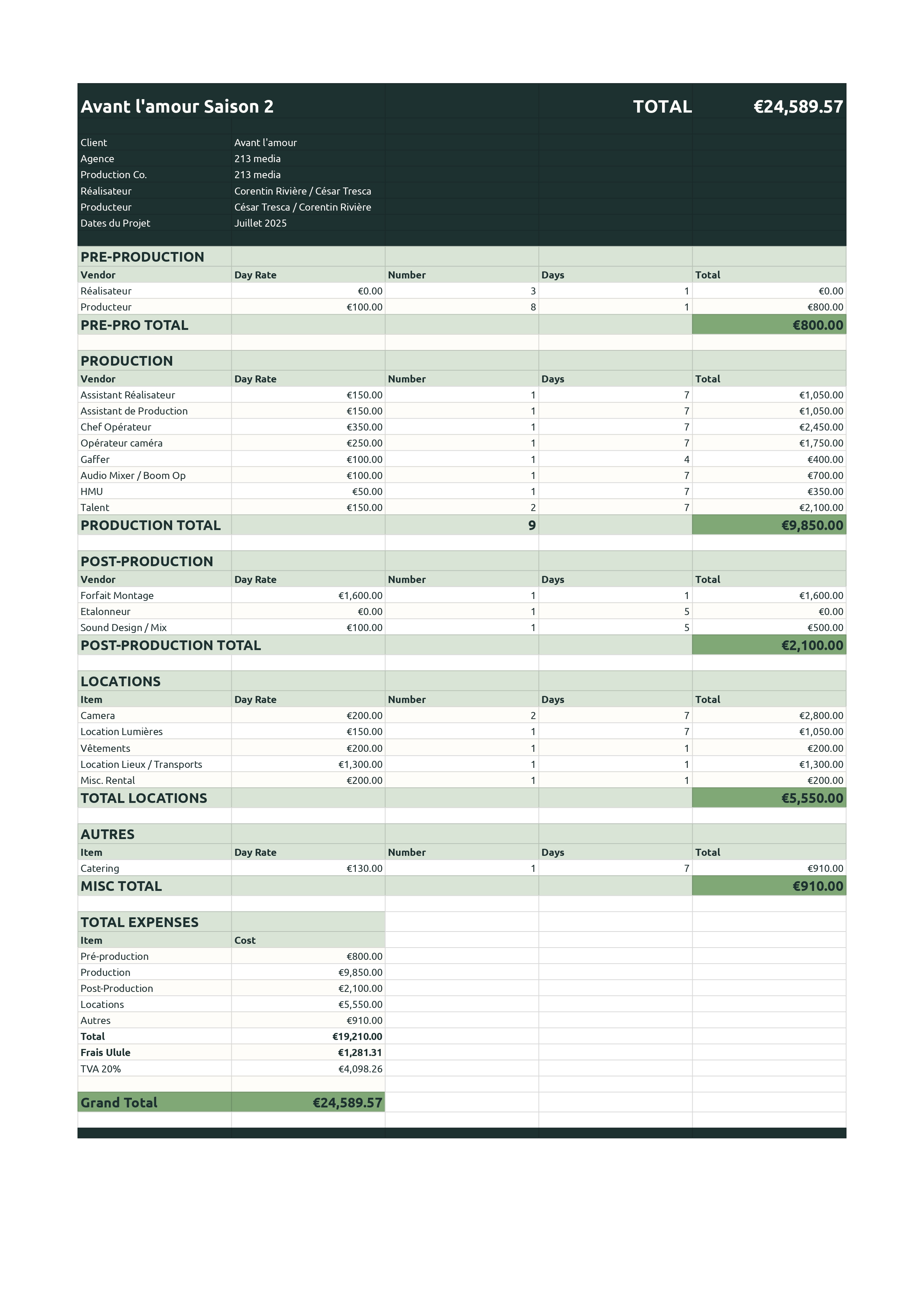 JOUR J / AVANT L'AMOUR - SAISON 2