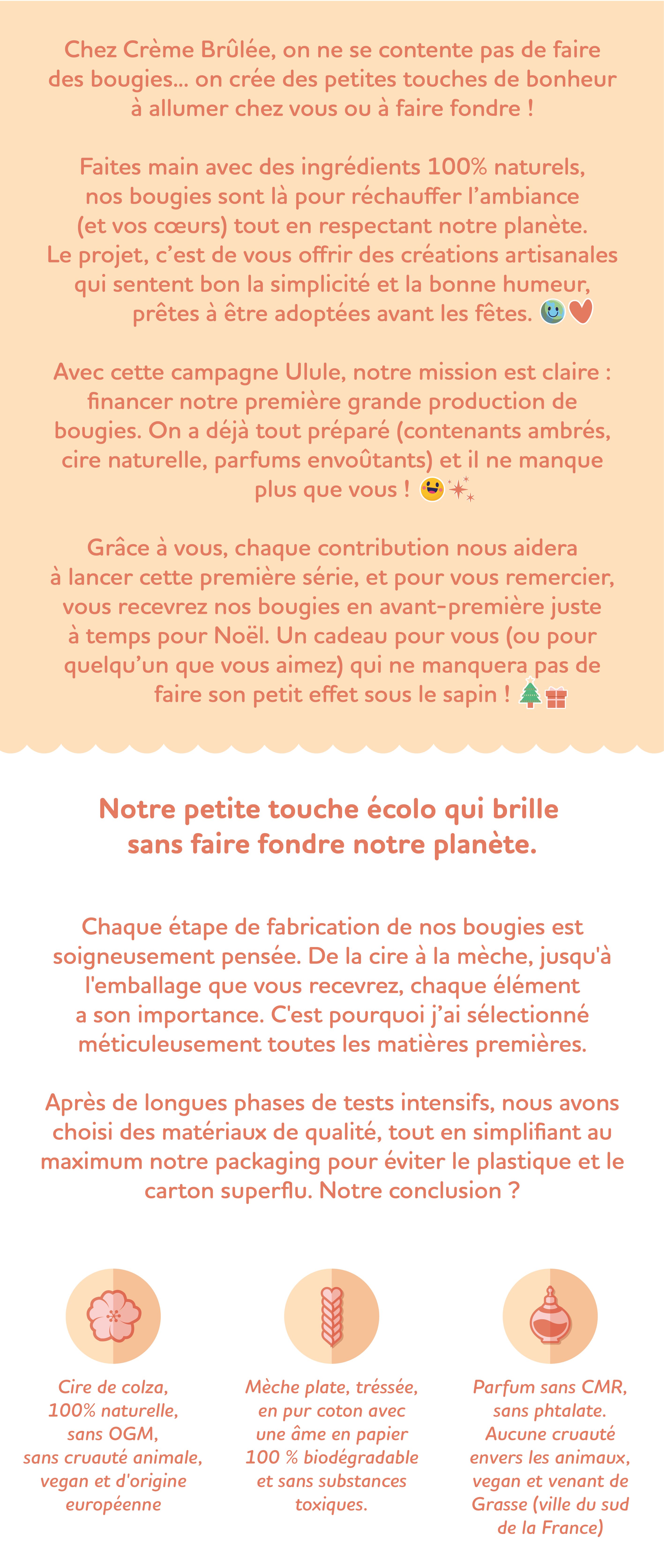 Illuminez vos moments avec Crème Brûlée