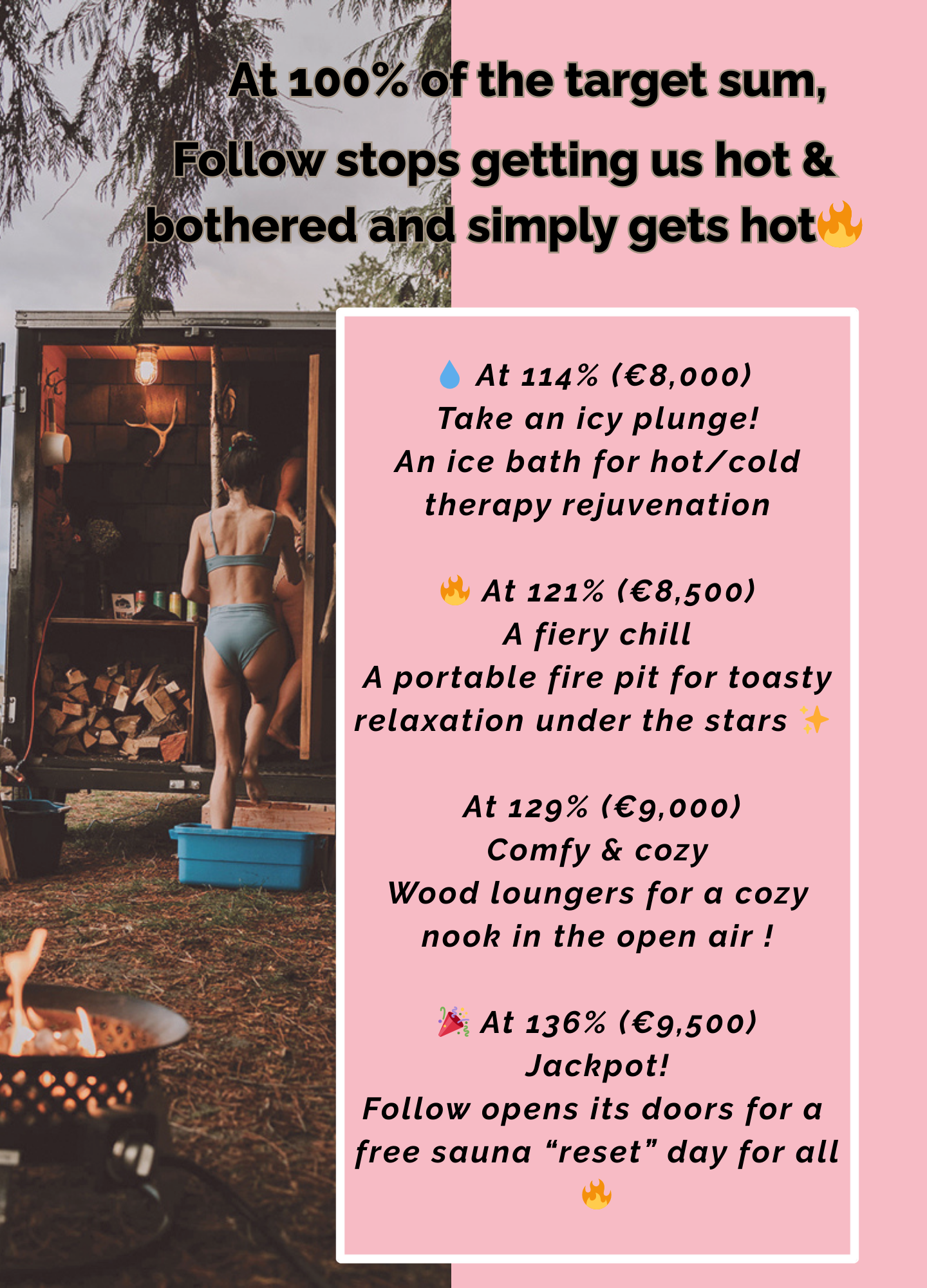 A mobile sauna for wellness in unexpected places