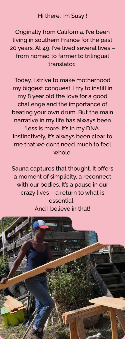 A mobile sauna for wellness in unexpected places