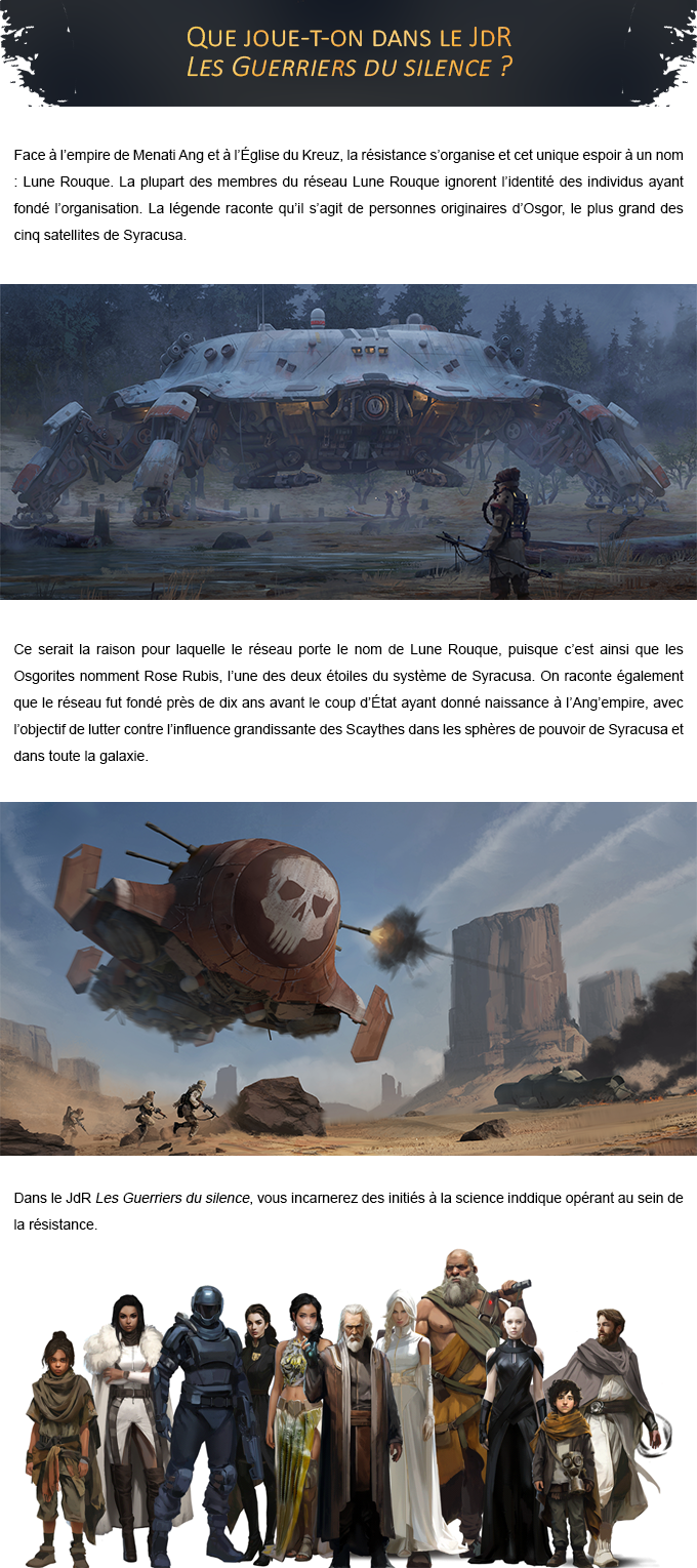 Les Guerriers du Silence - Le Jeu de Rôle