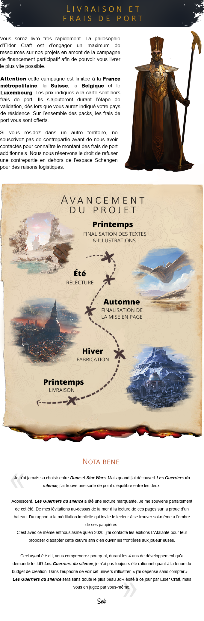 Les Guerriers du Silence - Le Jeu de Rôle