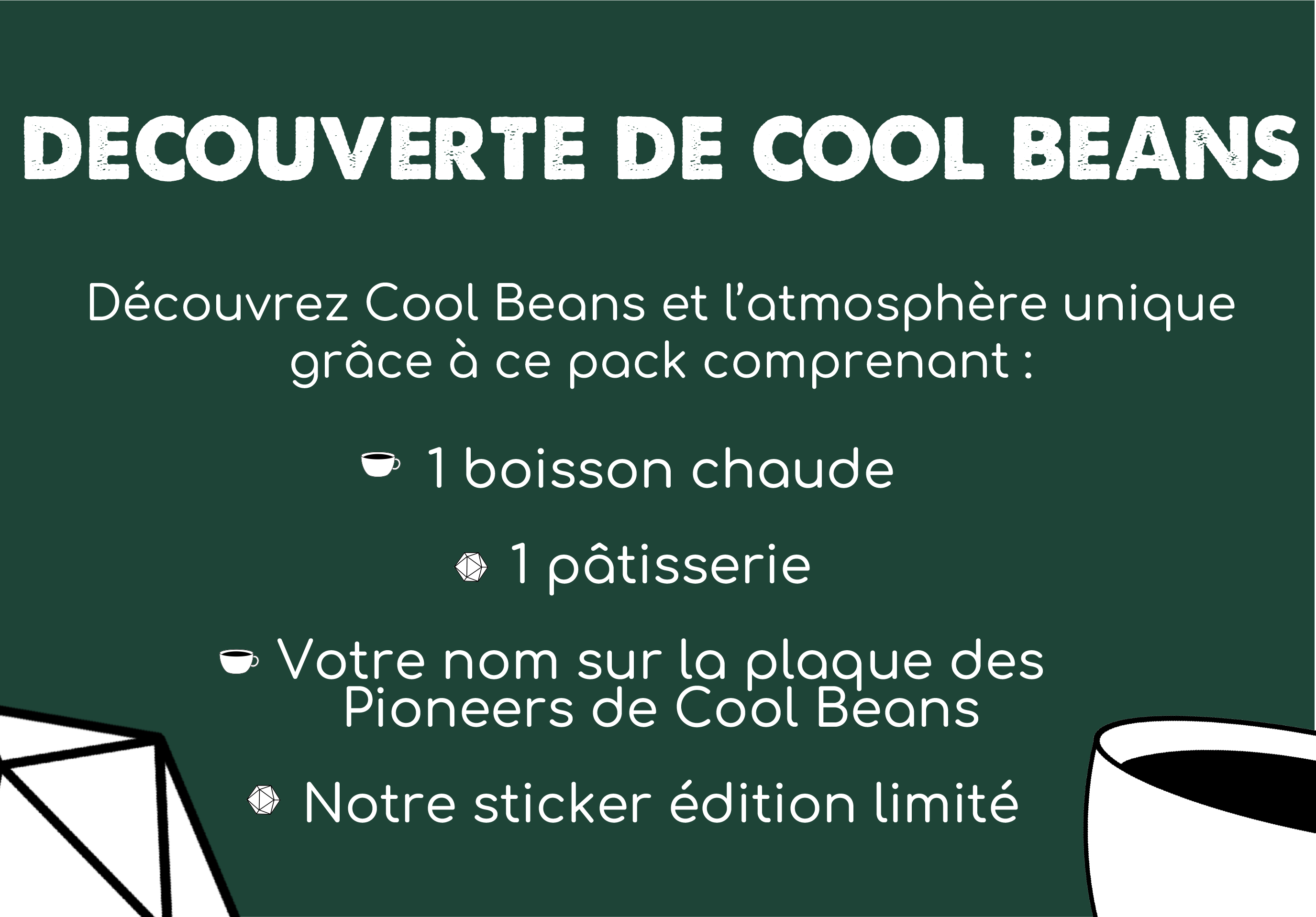 Nouvel Objectif 170% - Cool Beans Coffeeshop Culturel